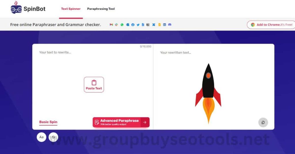 Spinbot Group Buy - Article Spinning, Text Rewriting, Content