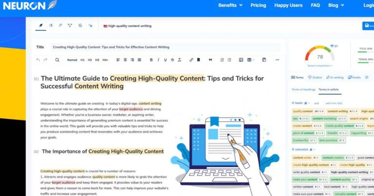 Neuronwriter Group Buy- Content optimization with semantic SEO