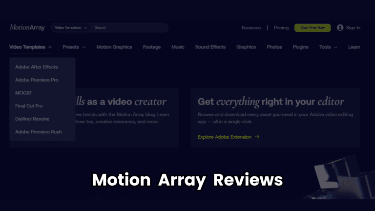 [Motion Array Review] - Is Motion Array Worth it?