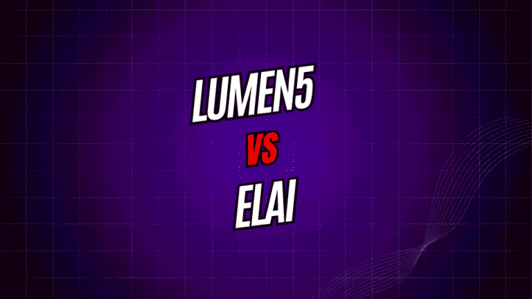 Lumen5 vs Elai: AI Video Tool Comparison 2026