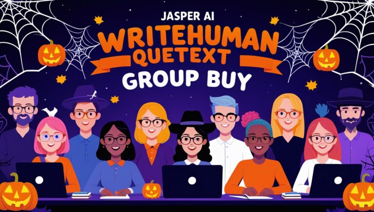 Jasper AI Writehuman Quetext Group Buy Halloween Sale